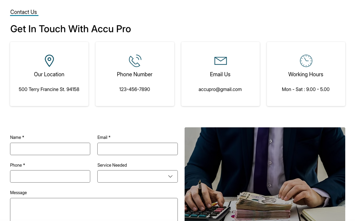 Accounting Firm | Wix Marketplace | Wix.com